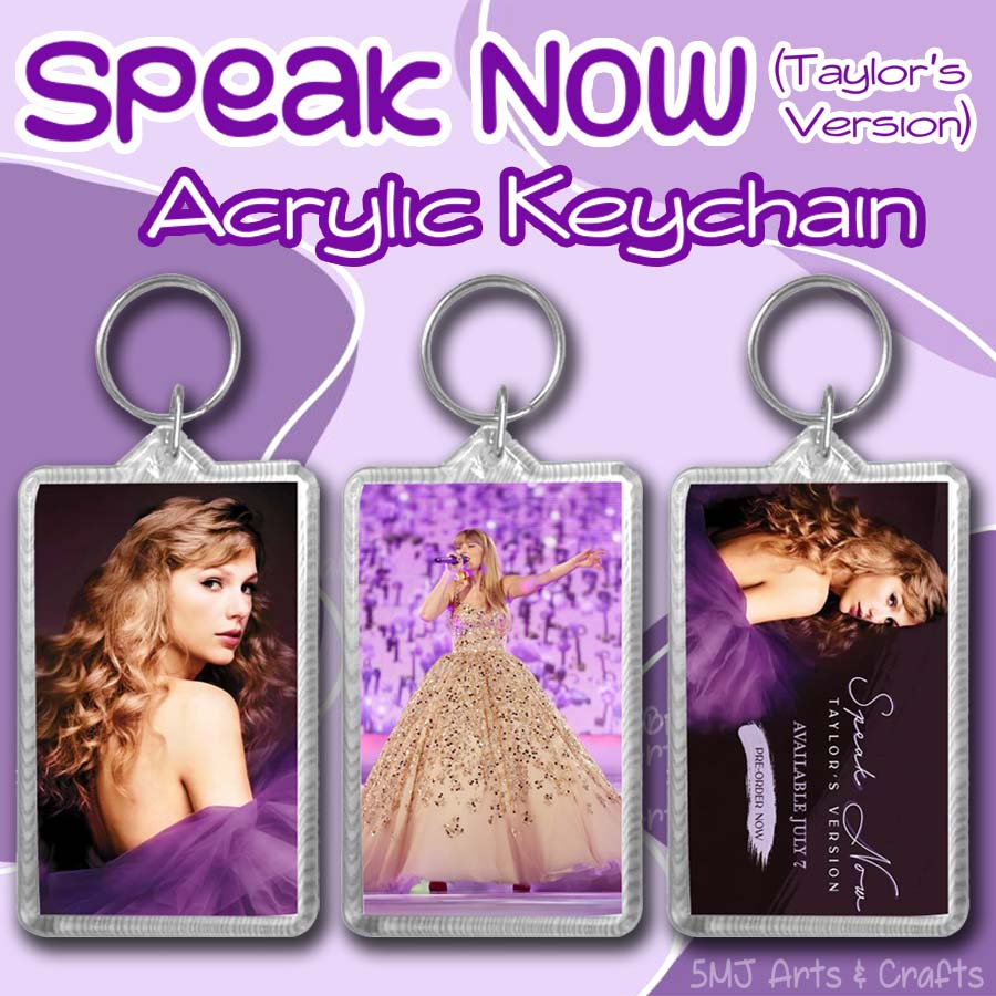 Taylor Swift Speak Now Taylors Version Inspired Acrylic Rectangle ...