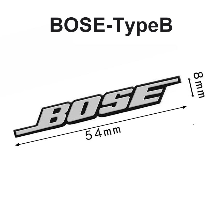 【Fast Delivery】 3D JBL Bose Speaker Aluminum Sticker For Car Aluminum ...