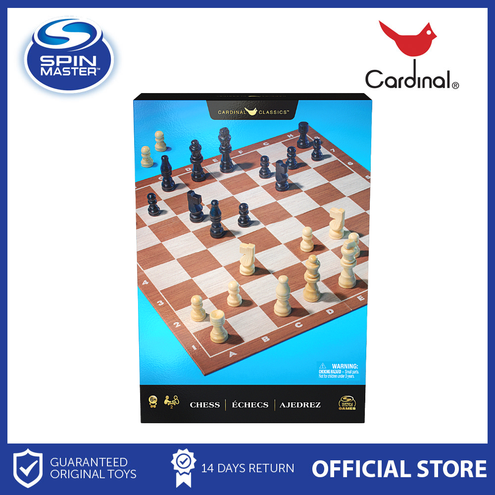 Spin Master Games, Cardinal Games Classic Wood Chess Set Board Game for ...