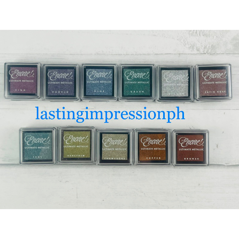 Tsukineko Encore Metallic Cube Ink Pad | Shopee Philippines