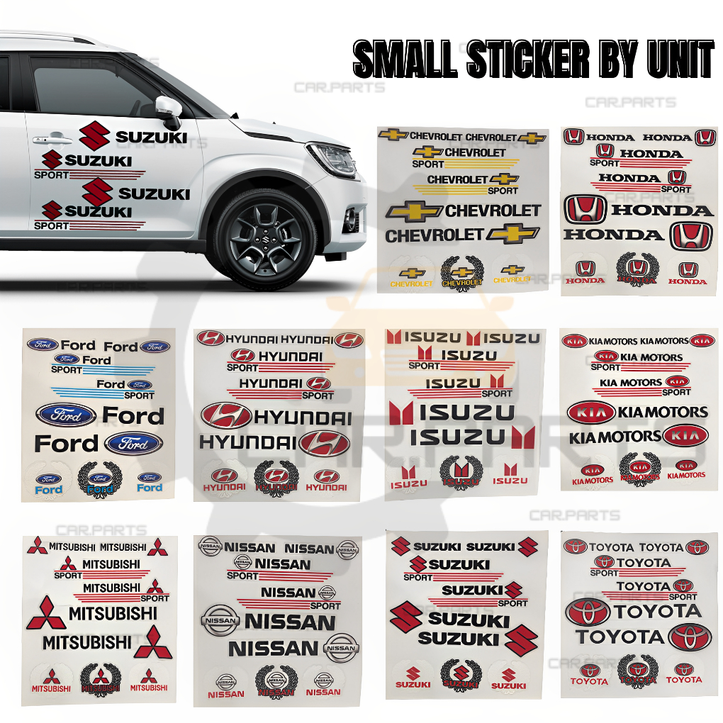 CP Car Vinyl Emblem Sticker PVC Decoration Waterproof Decals Kia Honda ...