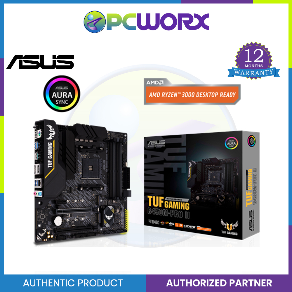 Asus TUF Gaming B450M-PRO II Micro-ATX AM4 DDR4 Motherboard | Shopee ...