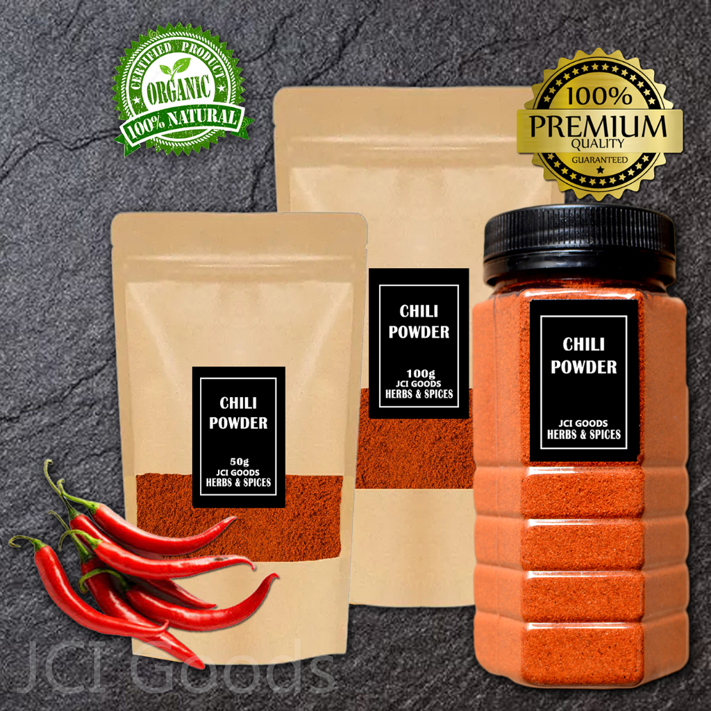 CHILI POWDER Herbs and Spices 200ml/100g/50g | Shopee Philippines