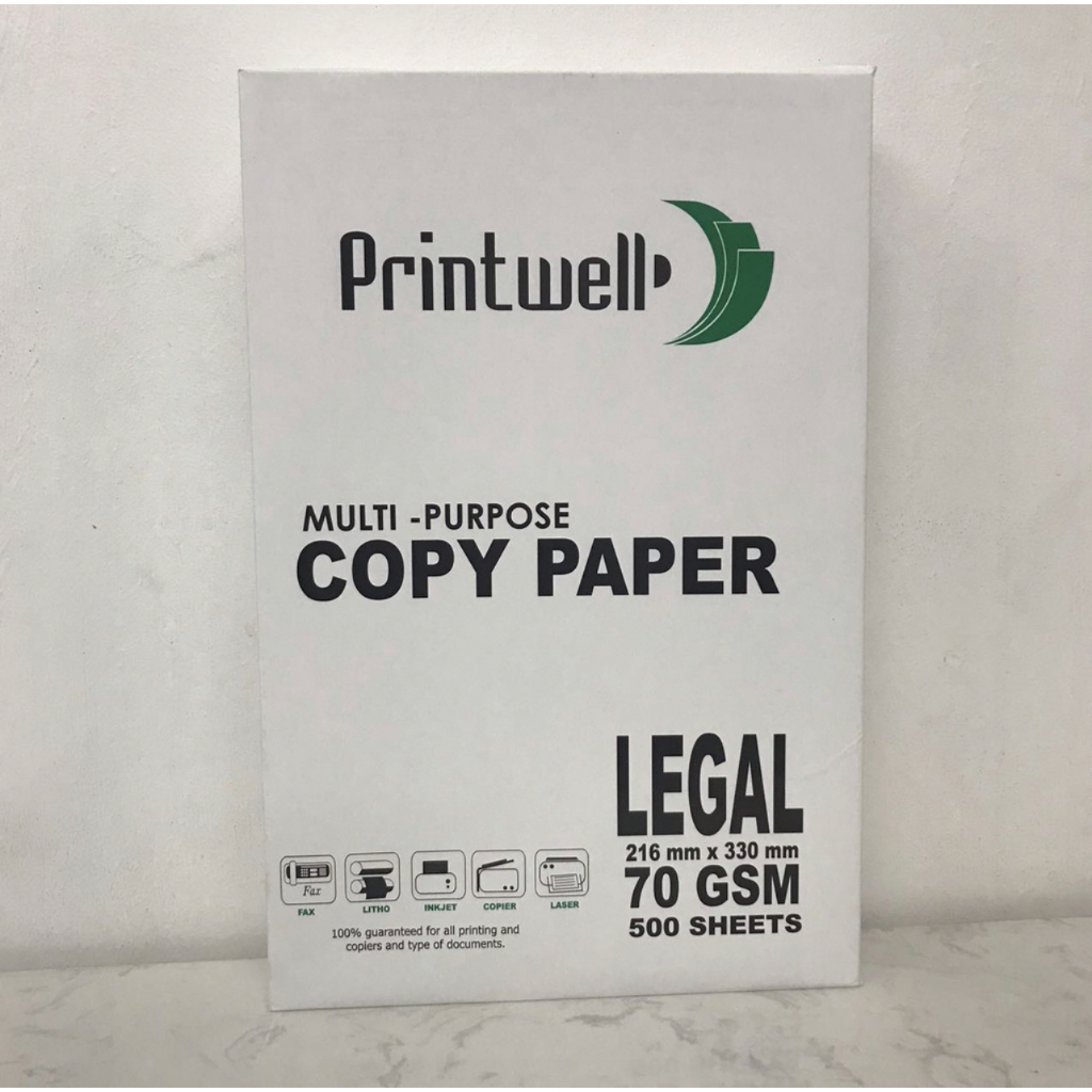 Hard Copy Printwell Bond Paper A4 - Per ream 500 sheets 70 gsm | Shopee ...