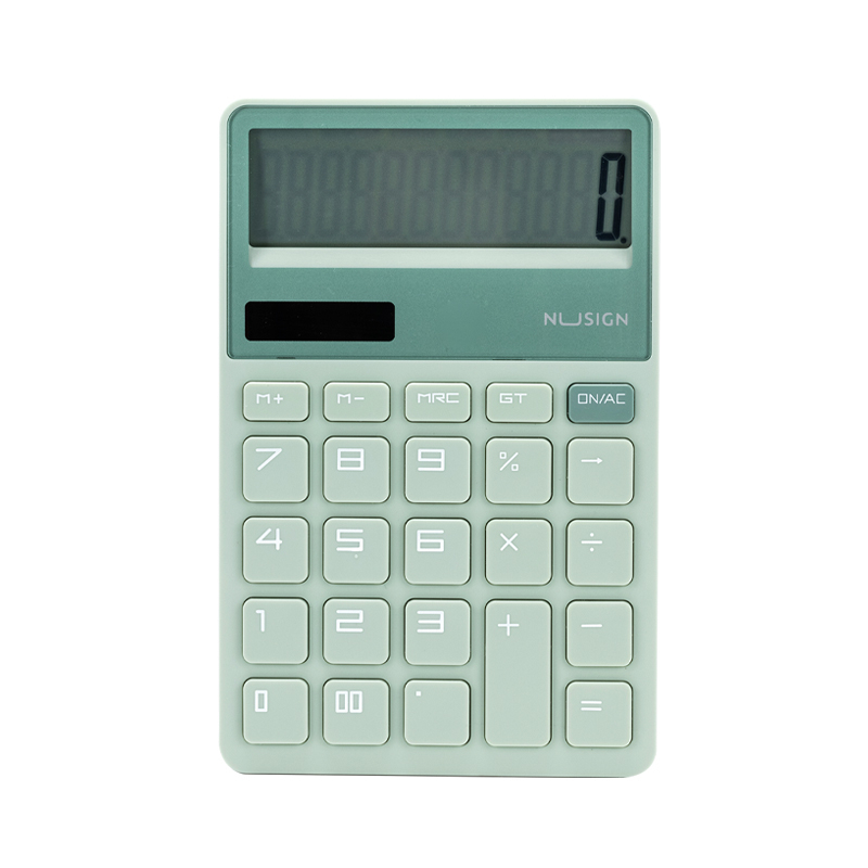 Nusign by Deli ENS042 Dual Power Calculator Big Screen Calculators ...