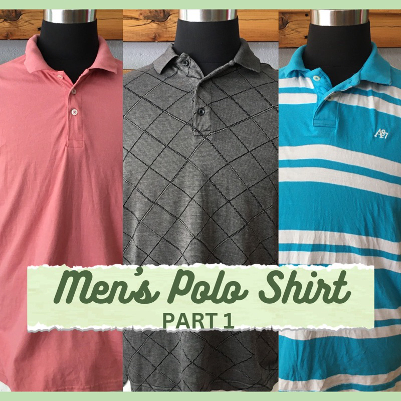 Preloved Men’s Polo Shirts short sleeves US brands premium quality ...