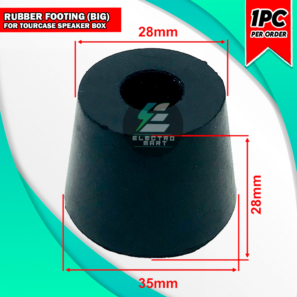 Recessed Rubber Feet Bumpers Footing (BIG) | Shopee Philippines