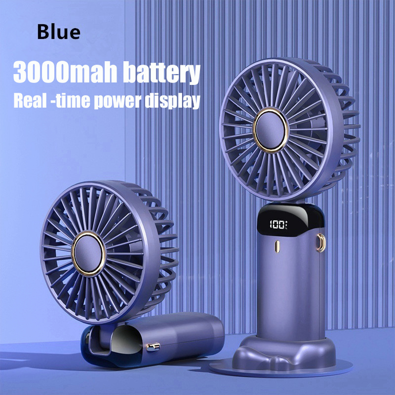 GOOJODOQ Portable Mini Fan Rechargeable for School Kids Electric Small ...