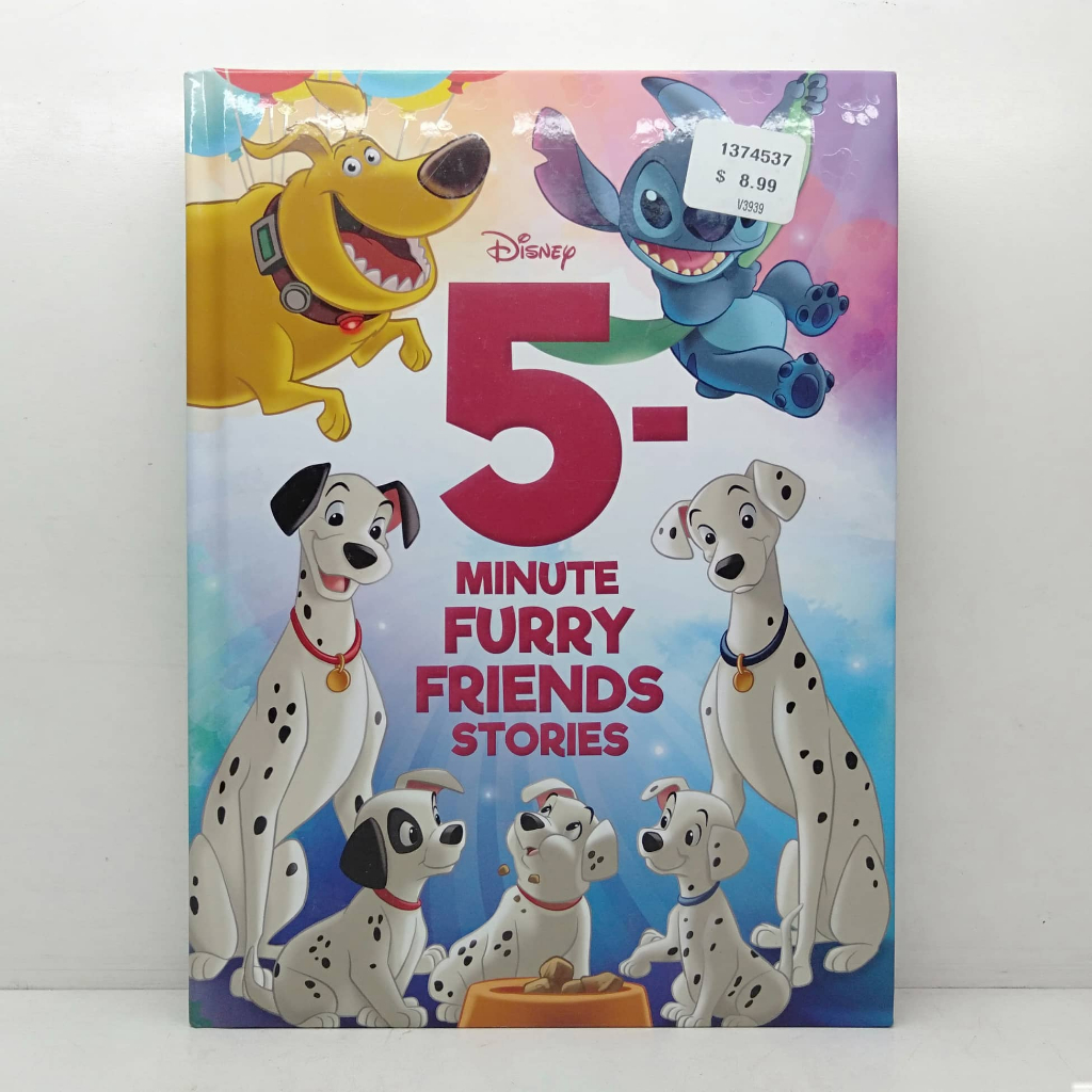 DISNEY 5-MINUTE FURRY FRIENDS STORIES (HARDCOVER) by Disney Books ...