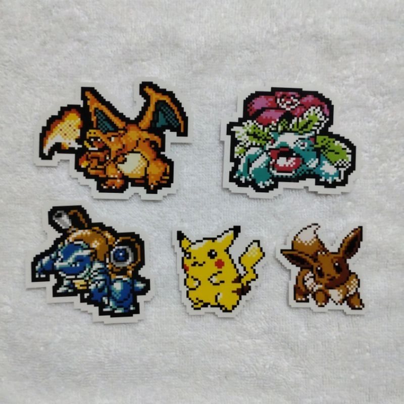 Pixel Pokemon Stickers | Shopee Philippines