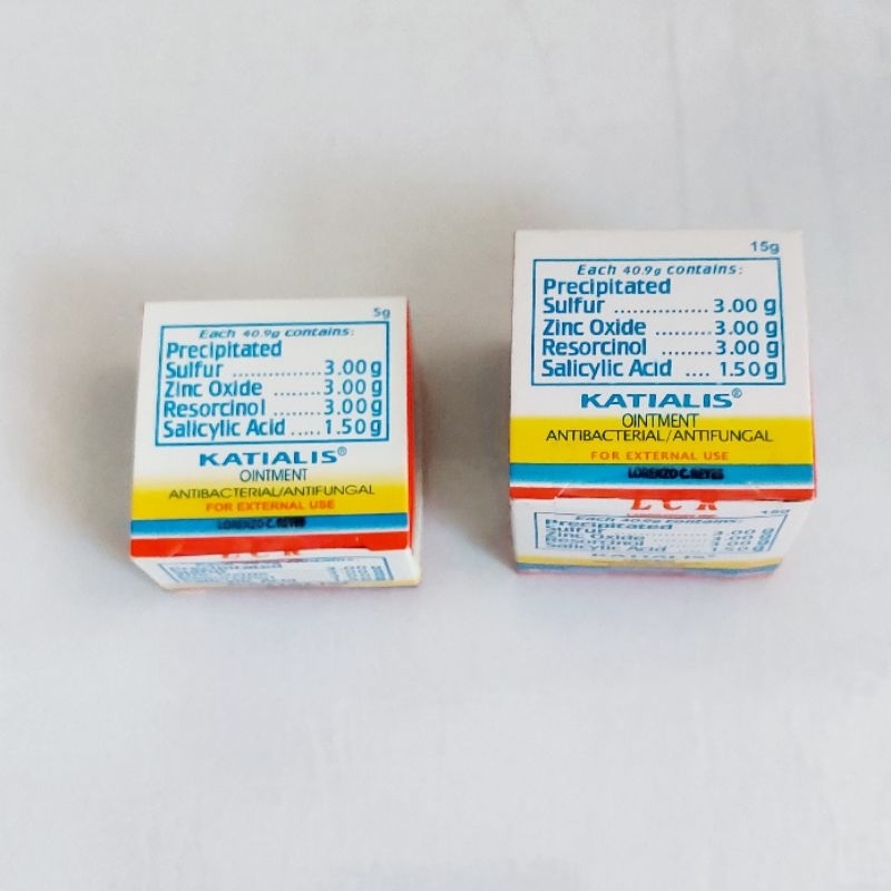 Katialis ointment 5g & 15g (antibac/antifungal) | Shopee Philippines