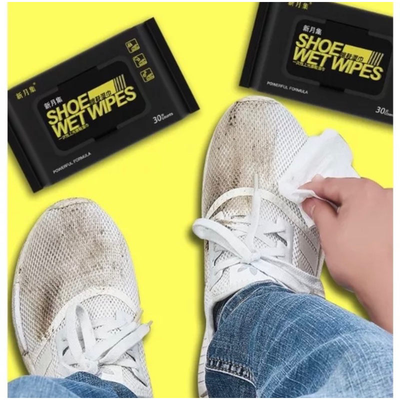 Wipes For Sneakers Shoes Cleaning Care Product Premium White Shoe Clean ...