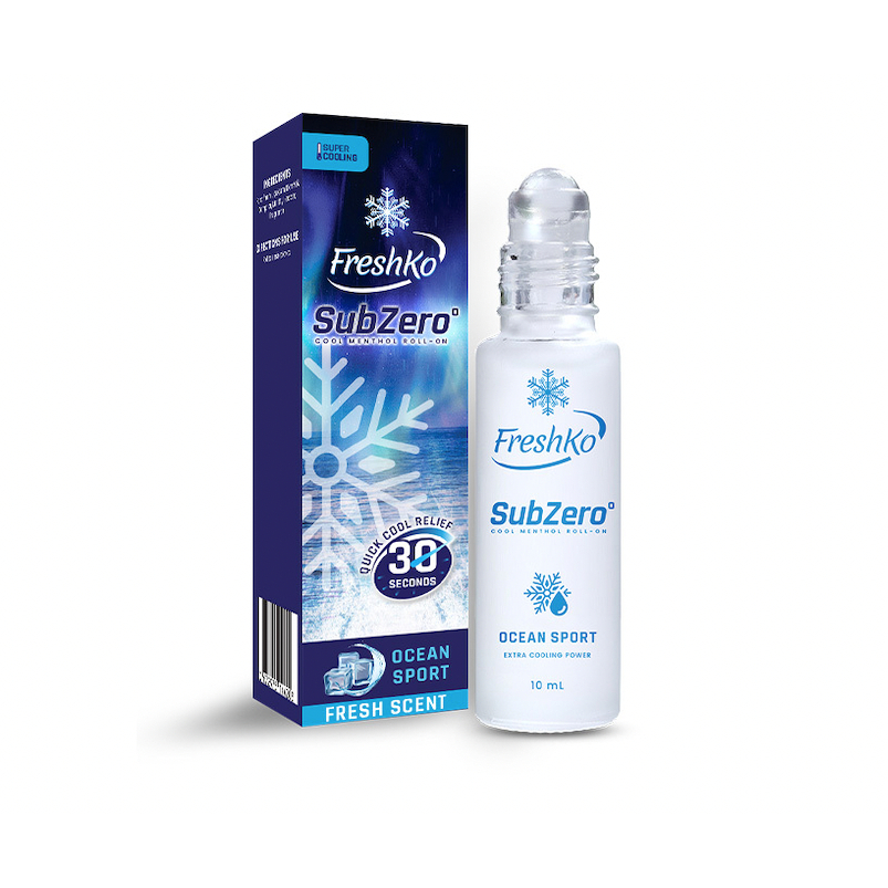 FreshKo Subzero Ocean Sport Cool Menthol (Roll-On) 10ml | Shopee ...