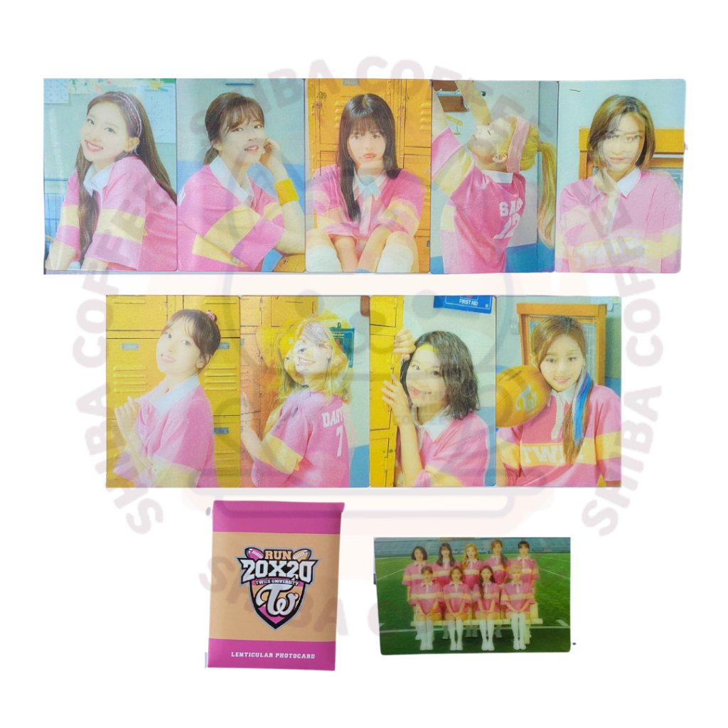 TWICE 2020 SEASON’S GREETINGS RUN 20X20 Twice University Lenticular ...