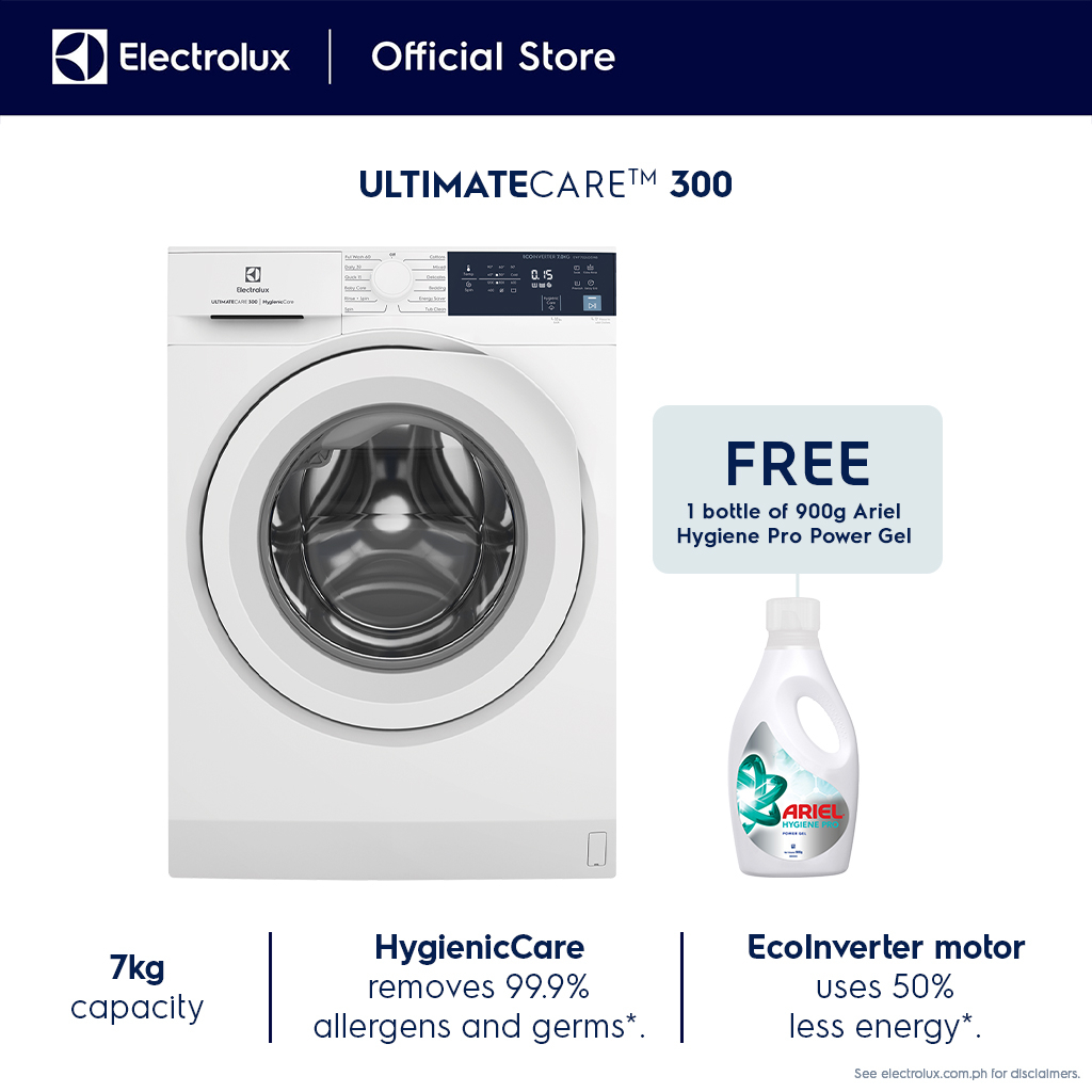 Electrolux EWF7024D3WB 7.0 kg Eco-Inverter UltimateCare 300 Front Load ...