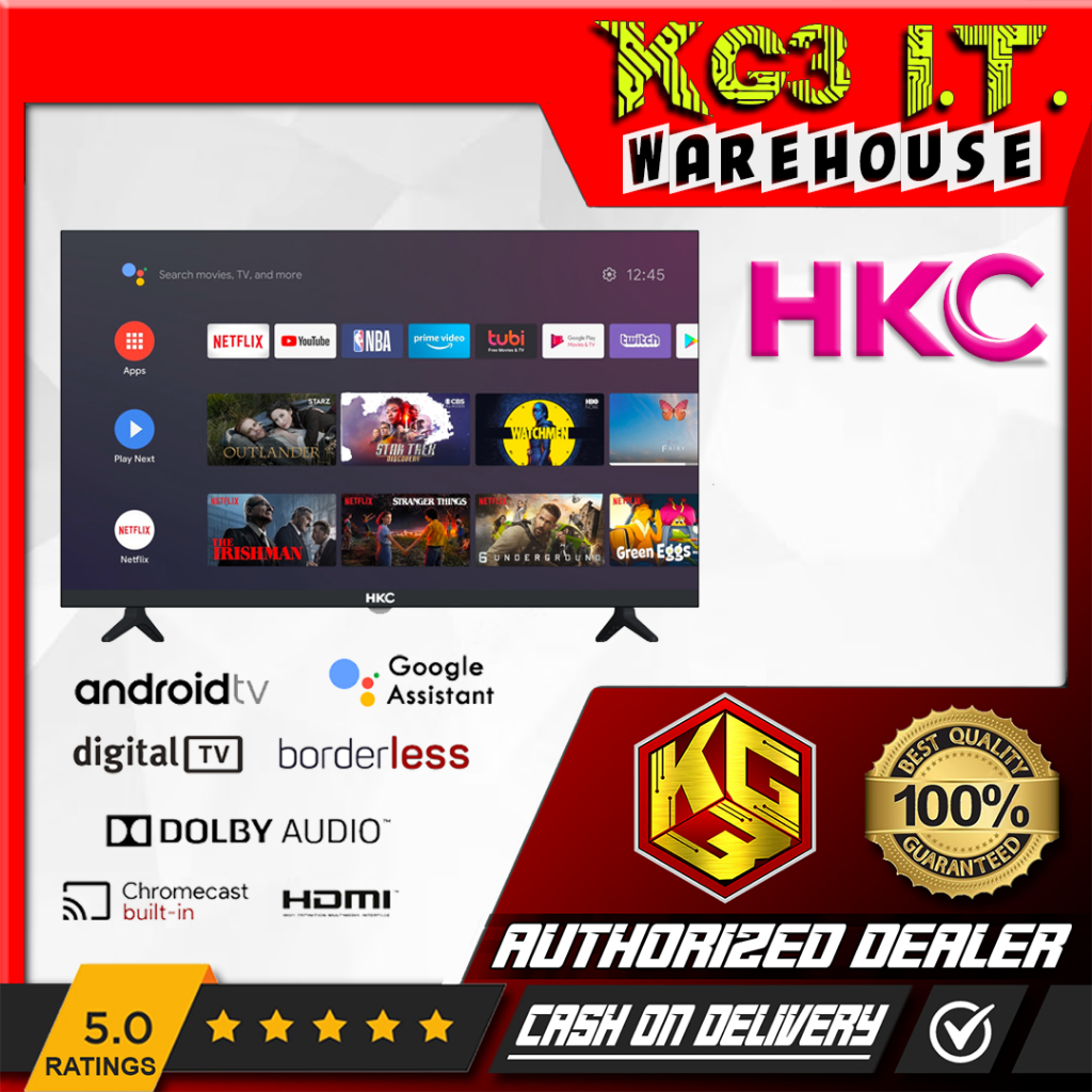 HKC 32 inch Google TV Android 11 & NetFlix & Youtube Chromecast ...