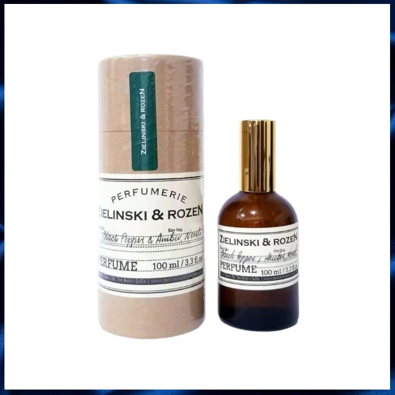 Zielinski Rozen Black Pepper & Amber, Neroli Perfume Long Lasting ...