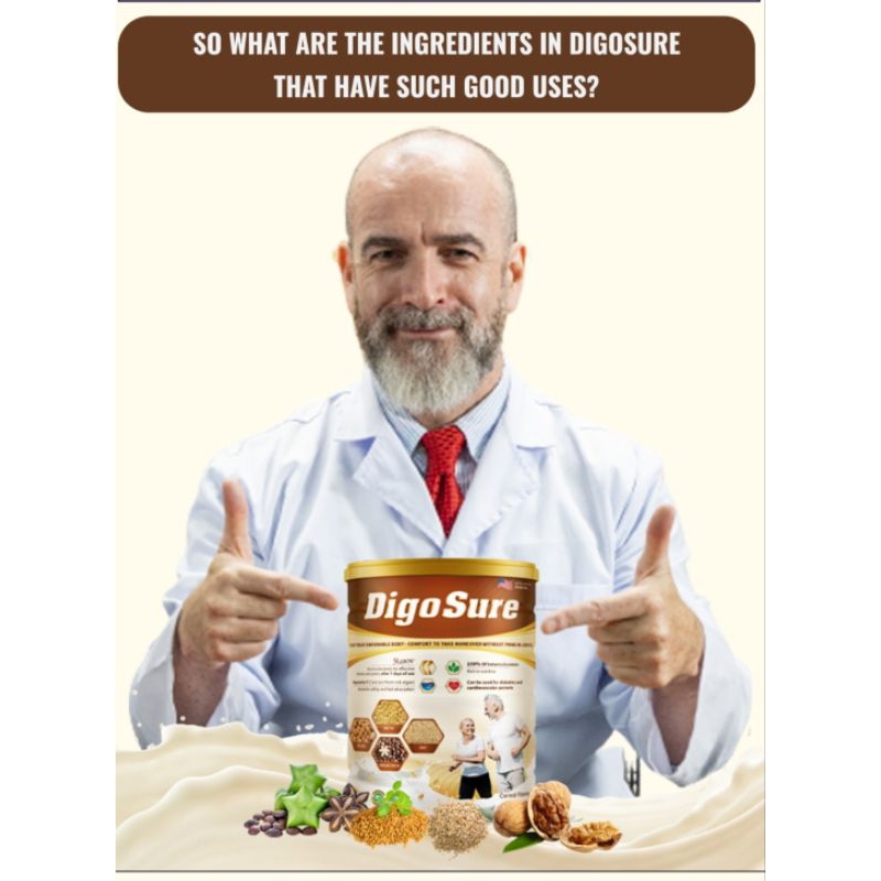 DIGOSURE MILK FOR OSTEOPOROSIS, REPLINISH CALCIUM 400G New version ...