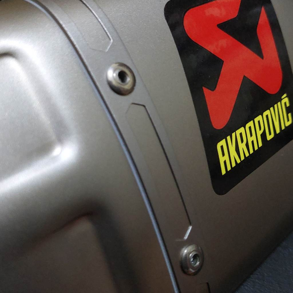 Akrapovic M1 with DB killer/Silencer included 51mm inlet Thick Fiber ...