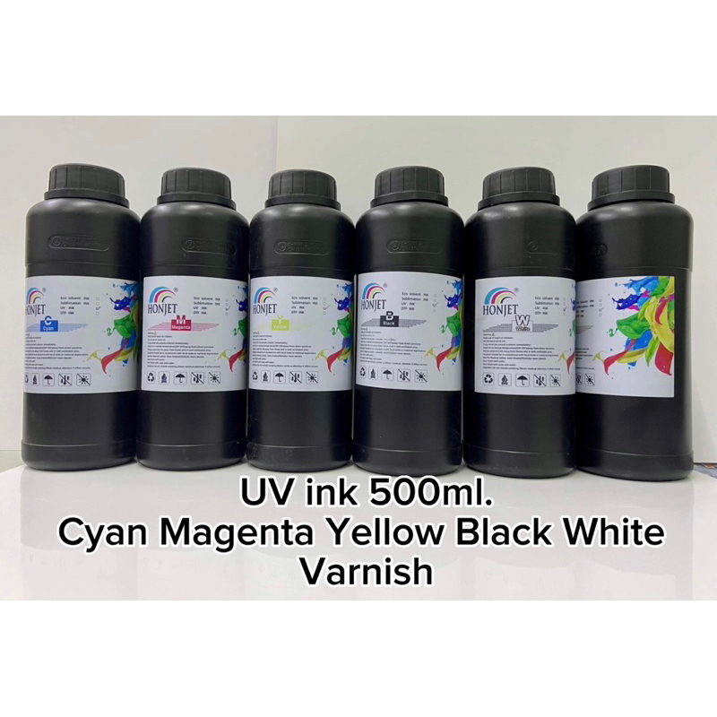 HONJET UV LED Ink UV DTF (For Epson head XP600 i3200 DX5 DX7) 500ml | Shopee Philippines