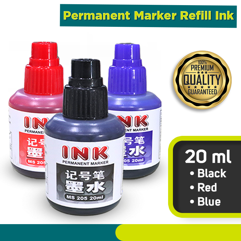 Permanent Marking Pen Ink Refill 20ML / Permanent Marker Refill Ink ...