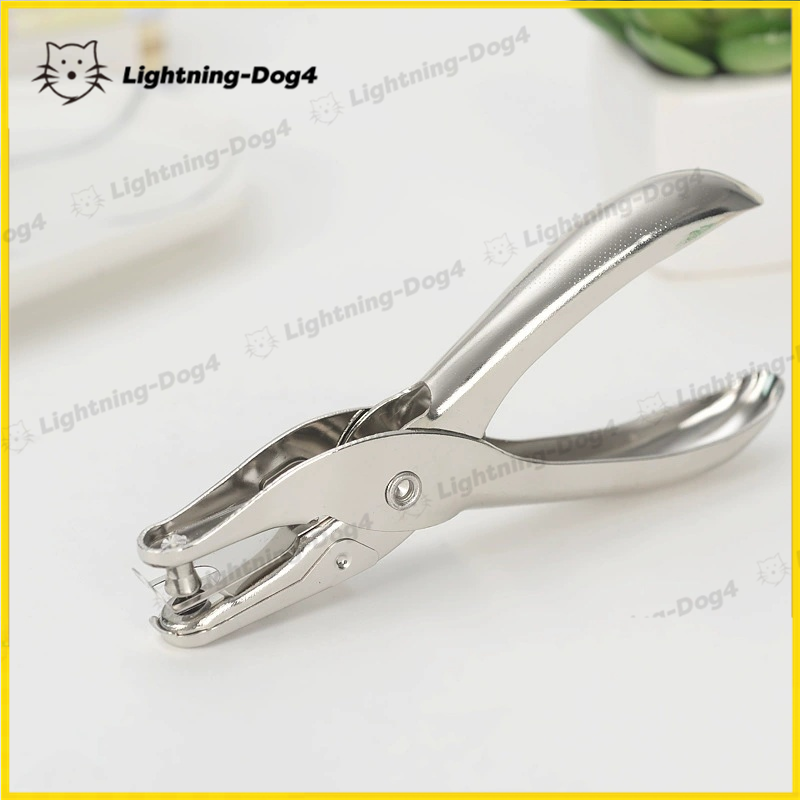 1Pcs Hole Puncher Circle 6MM Metal Single Hand Held Ticket Punch Scrap ...