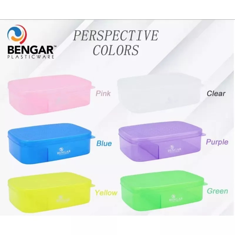 JHG 9900 BENGAR Lunch box with compartment【Random color】 | Shopee ...