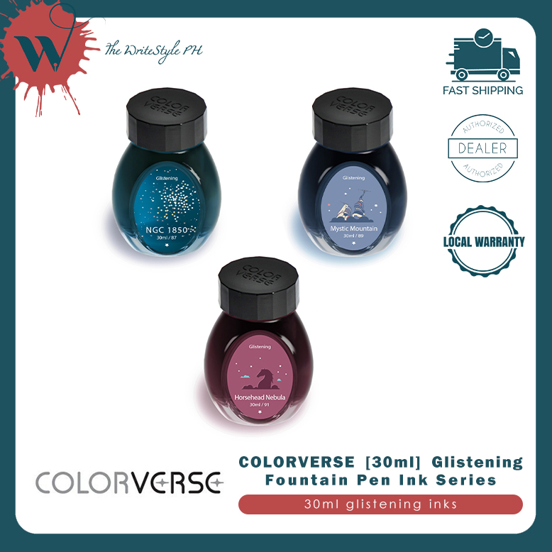 Colorverse Fountain Pen Ink [30ml] Glistening Series | Shopee Philippines