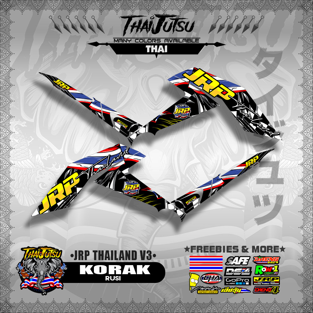 RUSI KORAK ( JRP THAILAND V3 )【ThaijutsuStickers】 | Shopee Philippines