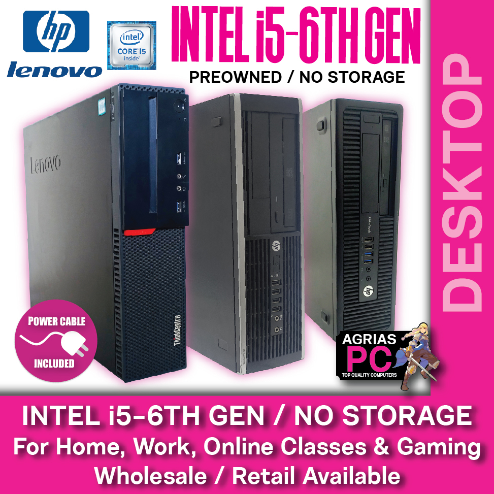 DESKTOP - HP Intel Core i5 DESKTOP / 8GB 4GB RAM / NO STORAGE / FREE ...