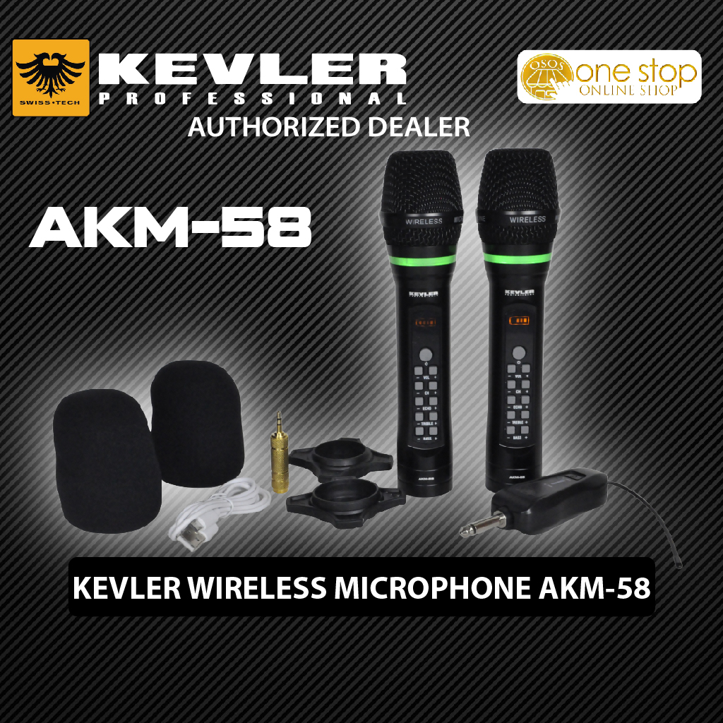 2021 Kevler Professional Karaoke UHF Rechargeable Wireless Microphone ...