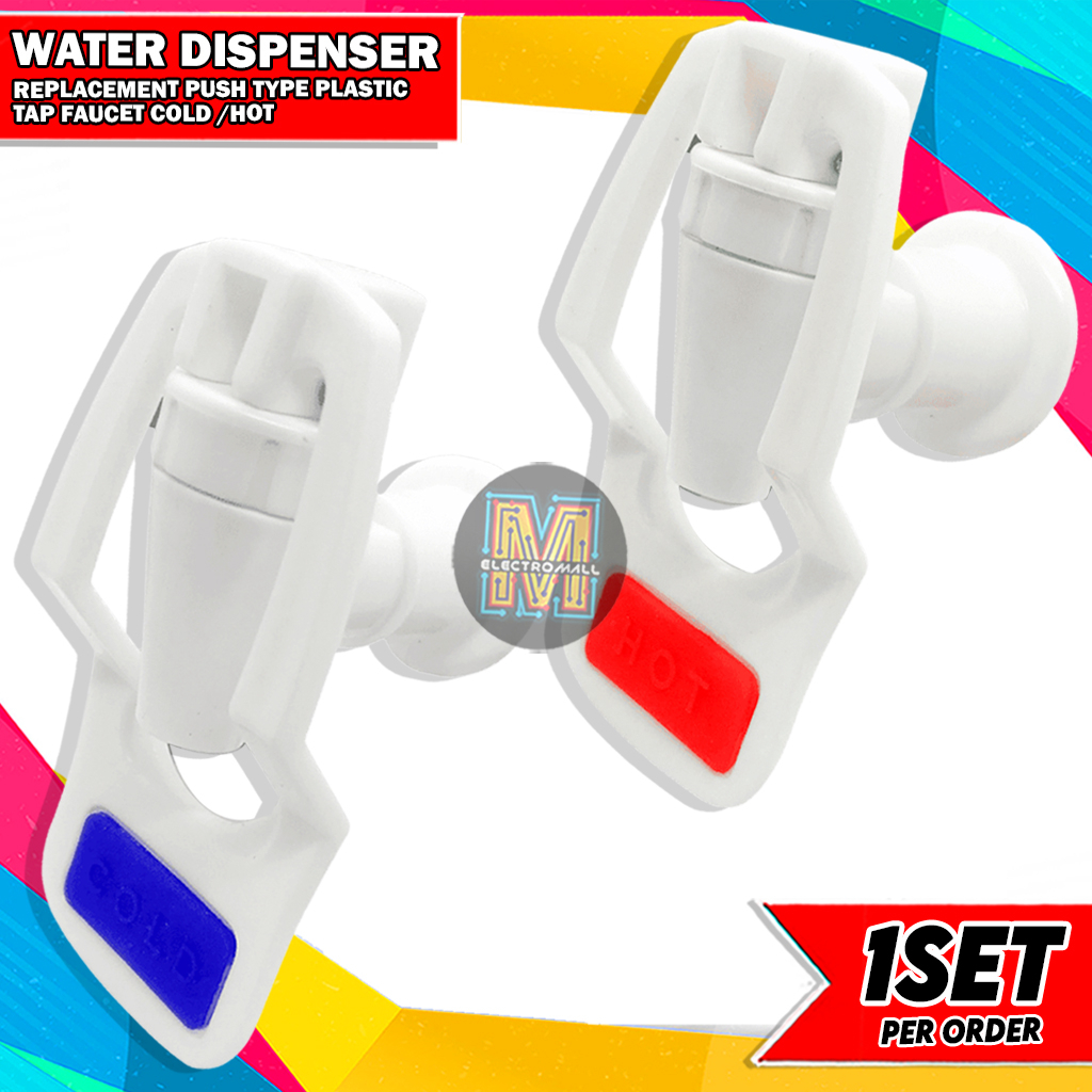 Water Dispenser Replacement Push Type Plastic Tap Faucet | Shopee ...