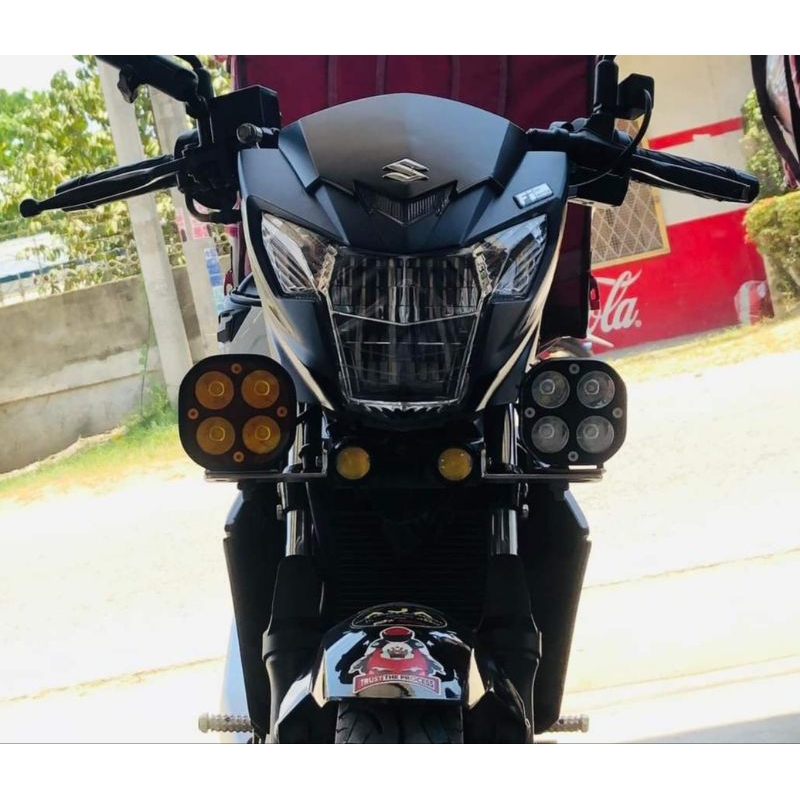 Raider 150 Fi stainless bracket for LASER GUN, TDD NIGHT RANGER ,TDD ...