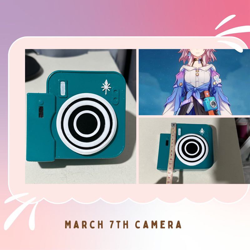 Honkai: Star Rail March 7th Camera Cosplay Accessory Prop | Shopee ...