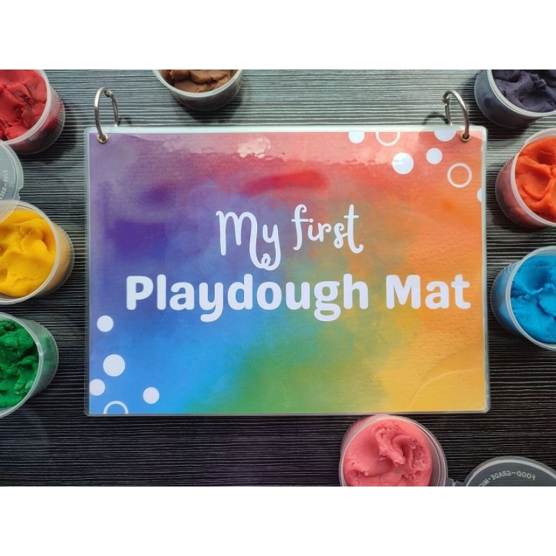 Playdough Mat For Kids A4 Play Dough Busy Book Activity Play Doh Toys ...