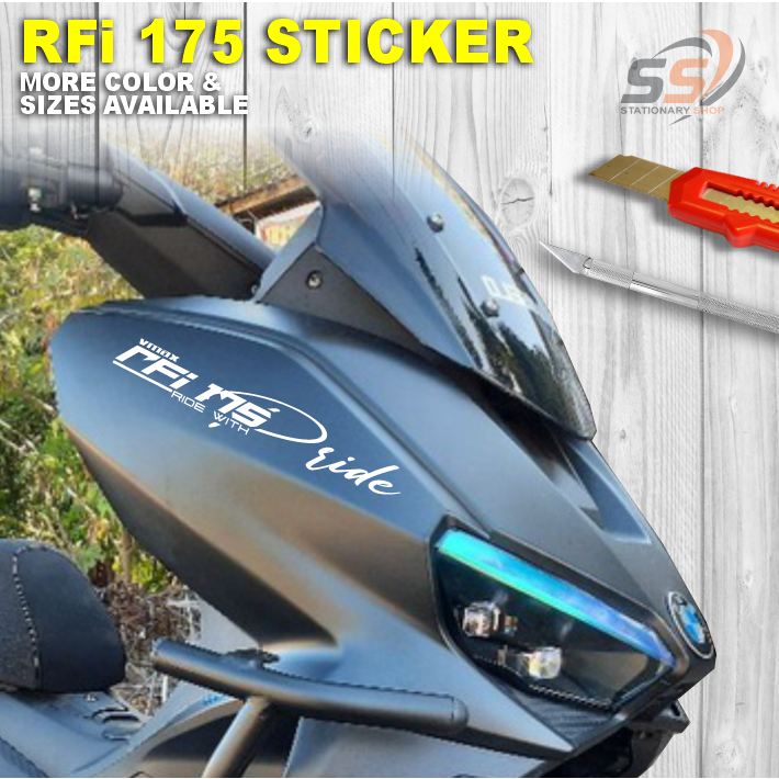 Rusi RFi 175 Sticker -Vmax 175 Sticker, Decals, Cut out Sticker ...