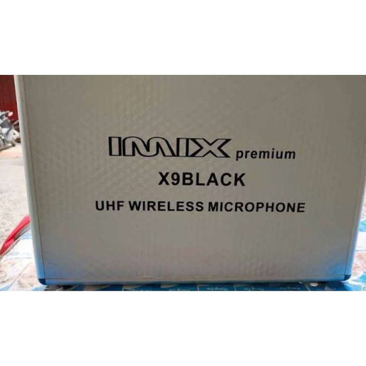 IMIX X9 UHF Wireless Dual Microphone BLACK/tested before ship out ...