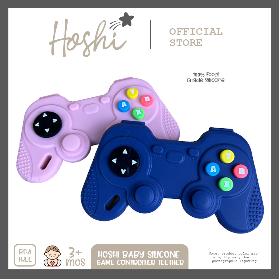 Hoshi Baby Silicone Game Controller Teether Teething Toy 100% Food ...