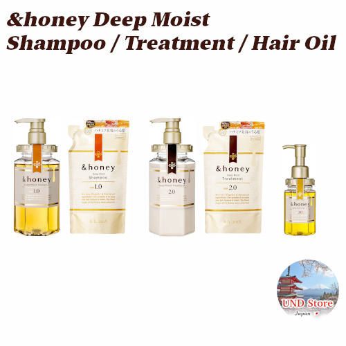 &honey Deep Moist Shampoo/Treatment/Hair Oil【Direct from Japan】 | Shopee Philippines