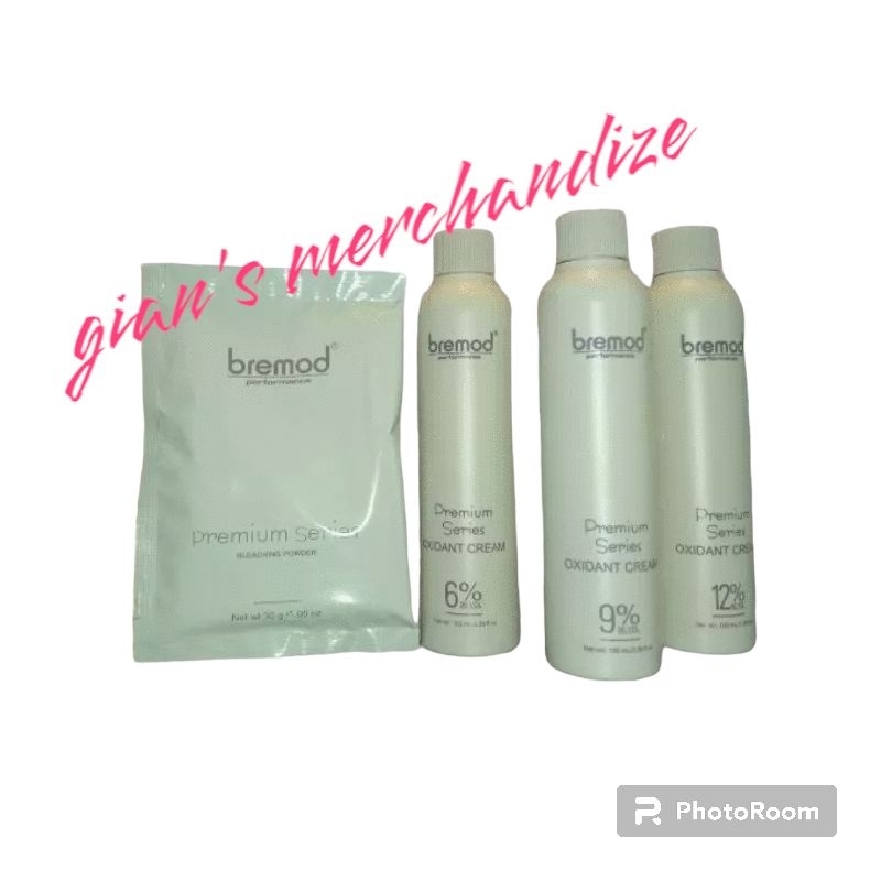 bremod oxidizer cream and bleaching powder | Shopee Philippines