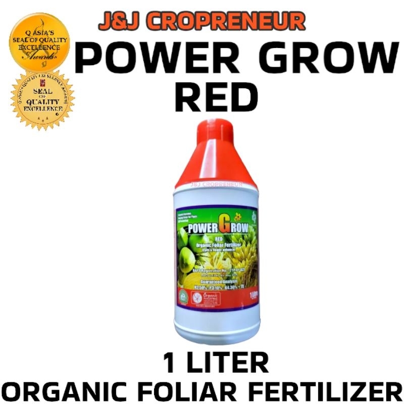 POWER GROW RED ORGANIC 1 LITER | Shopee Philippines