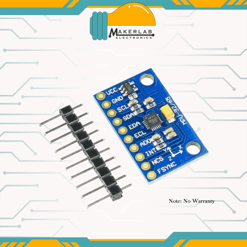 MPU9250 9-DOF 3-Axis Accelerometer, Gyro, & Magnetometer - No Warranty ...