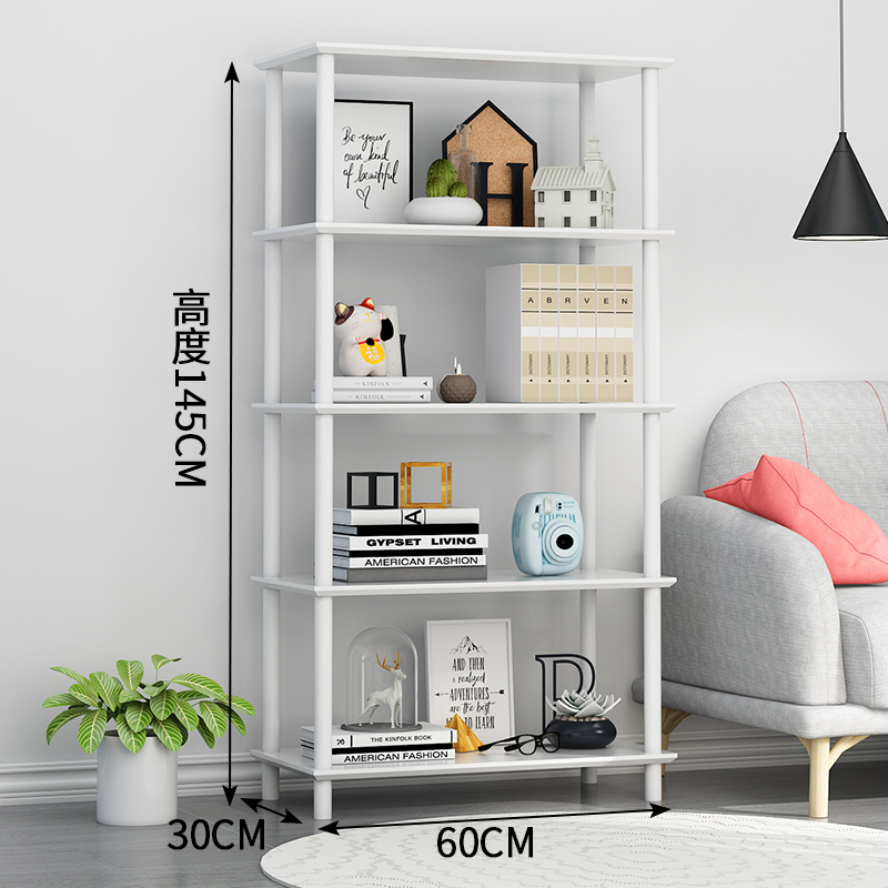 【High-Grade】Multi 3/4/5/6 Layers Shelf Storage Rack Standing Solid Wood ...