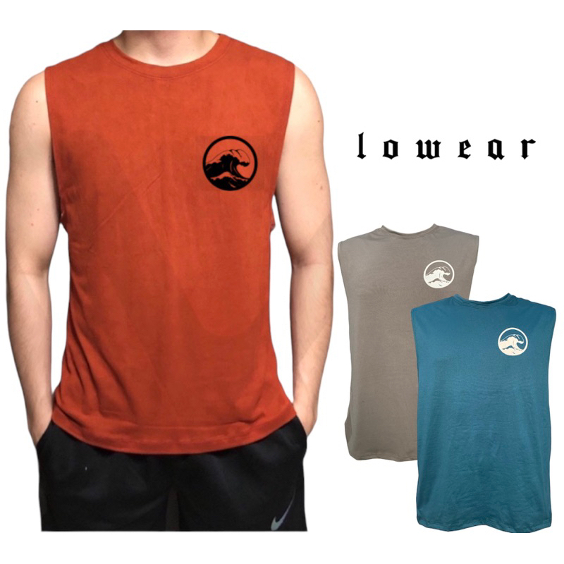 Wave Print Lowear Men Tank Top | Shopee Philippines