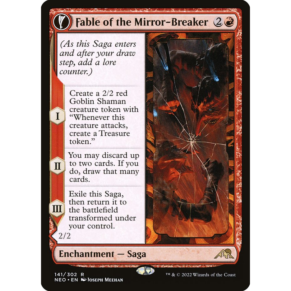 Fable of the Mirror-Breaker - Kamigawa: Neon Dynasty (NEO) | Shopee ...