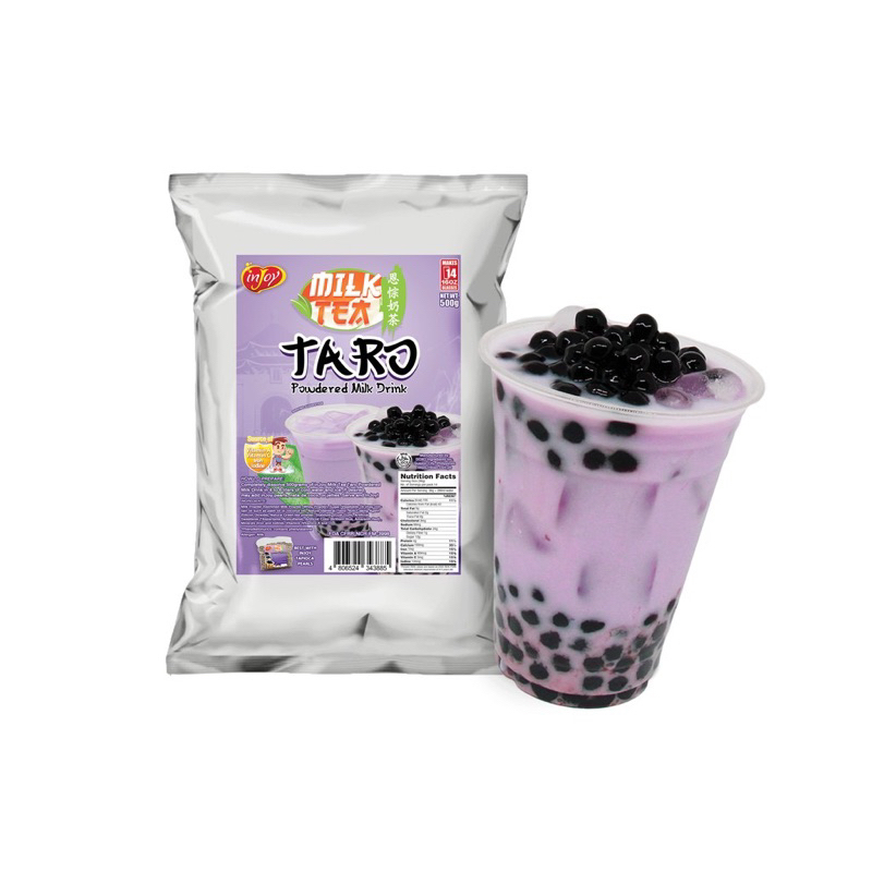 inJoy Flavored Milk Tea Taro 500g | Shopee Philippines
