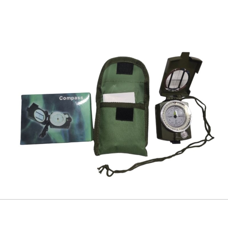 Military Prismatic/Lensatic Compass with Pouch | Shopee Philippines
