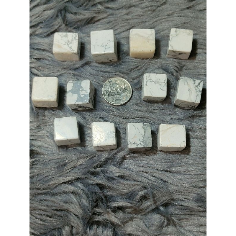 Howlite Cubes (De Stress - Heal - Peace) | Shopee Philippines