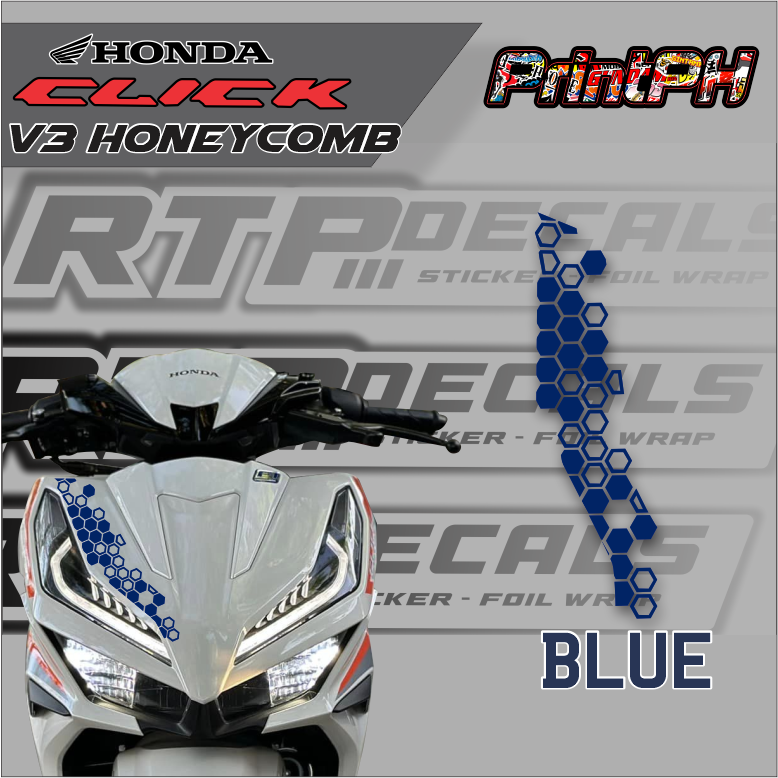 Honda Click V3 Honeycomb Decals Sticker | Shopee Philippines
