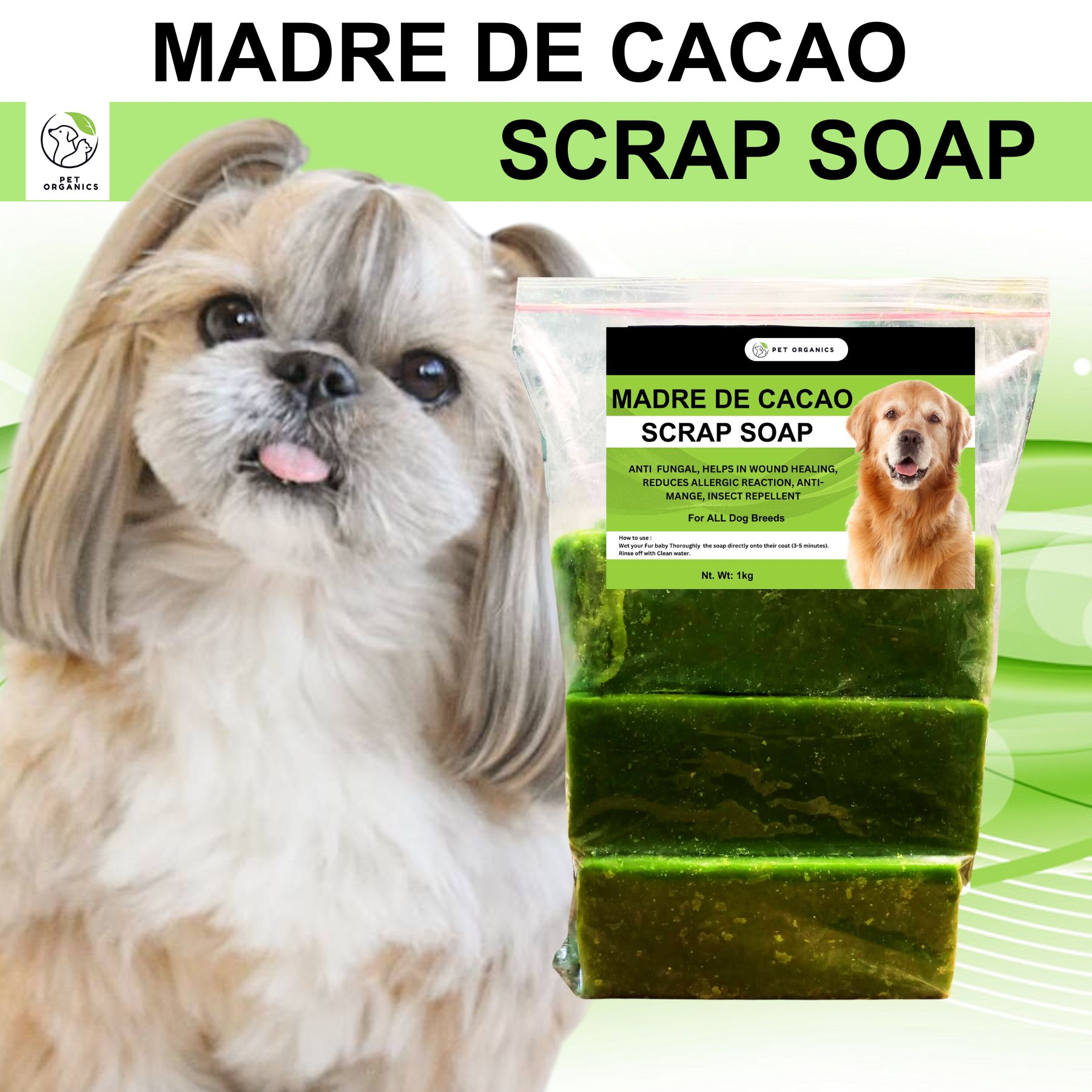 Madre de cacao scrap soap | 1kg per pack | anti-mange | anti-fungal ...
